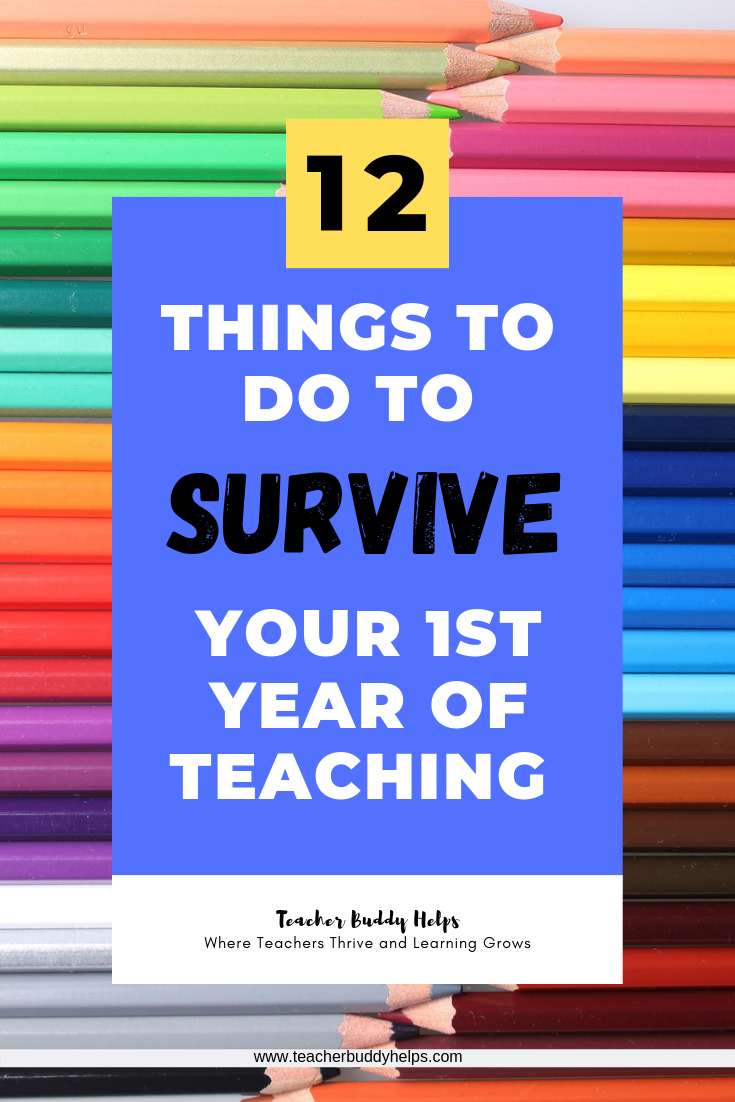 12 Things to Do to Survive Your First Year of Teaching - Teacher Buddy ...